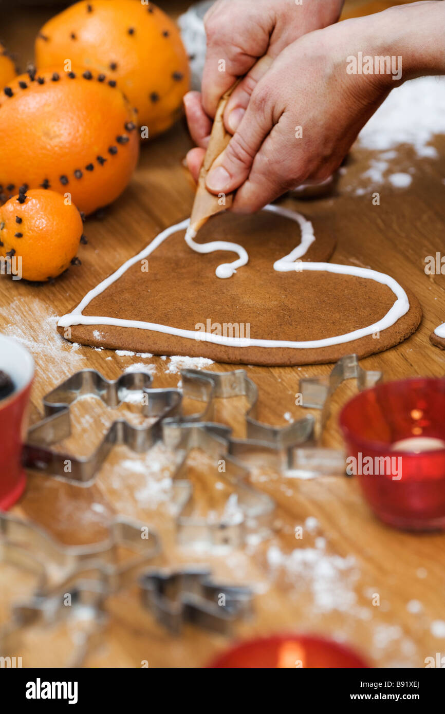 Mature woman gingerbread cookies hi-res stock photography and images ...