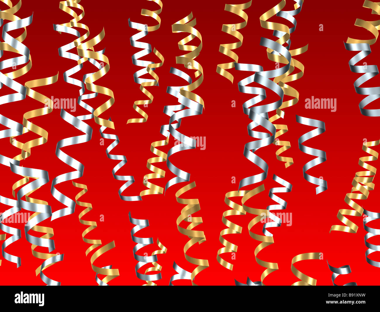 Golden ribbons hi-res stock photography and images - Alamy