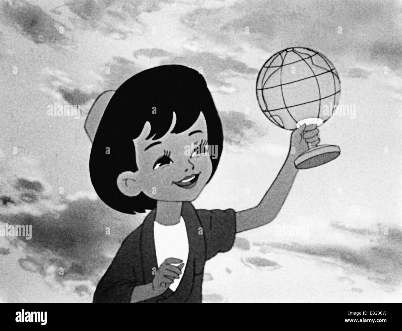 Scene from the animated cartoon The Boy from Naples 1958 adapted to the ...