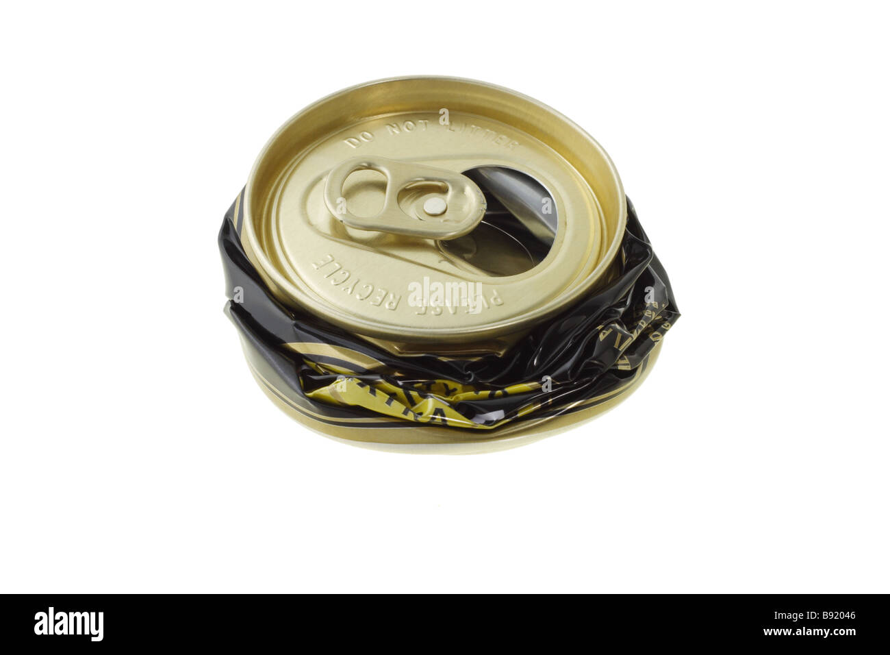 Crushed disposable can ready recycling hi-res stock photography and ...