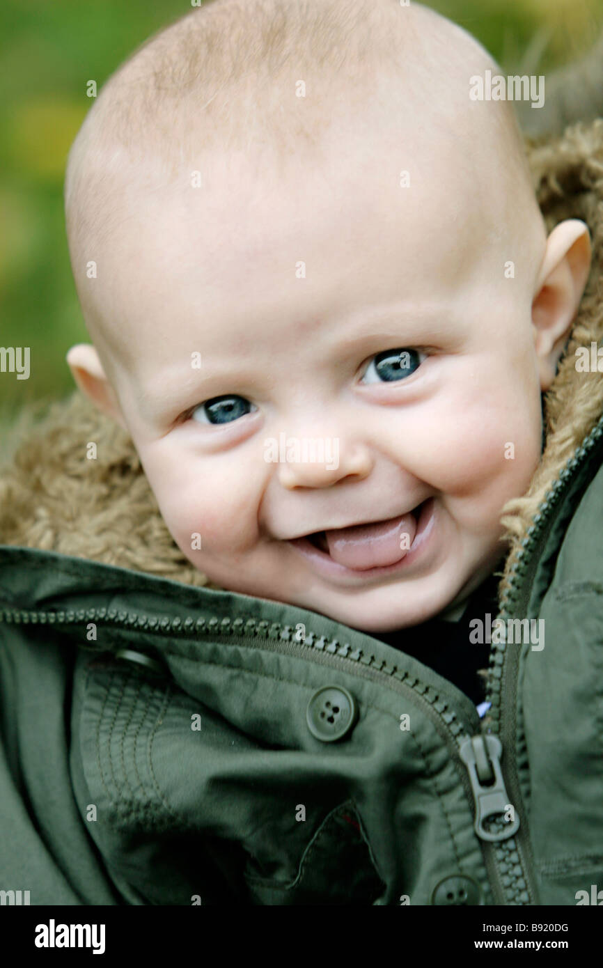 Portrait of a baby Sweden Stock Photo - Alamy