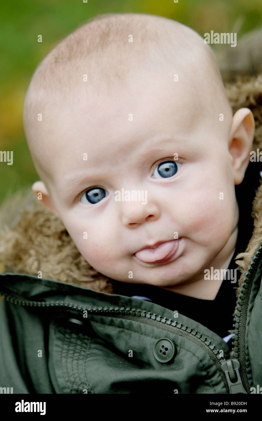 Portrait of a baby Sweden Stock Photo - Alamy