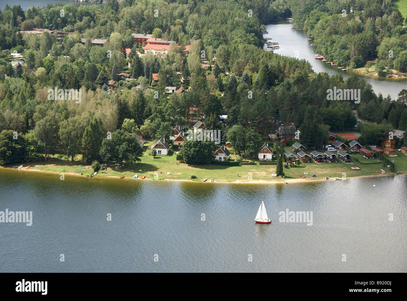 Water dam Slapy in the Czech republic Stock Photo - Alamy