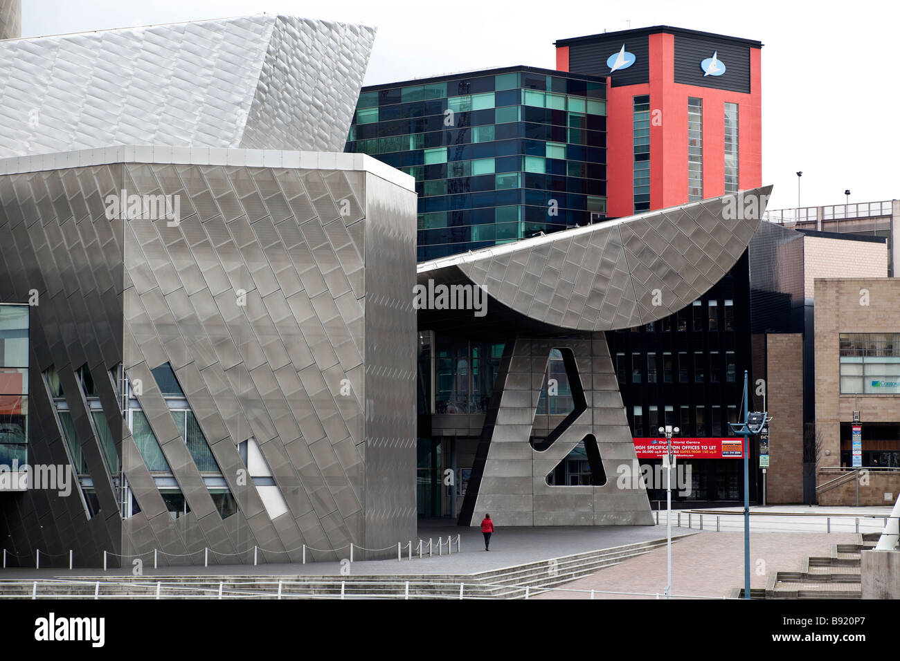 A view of The Lowry complex in Salford Quay Manchester England UK Stock ...