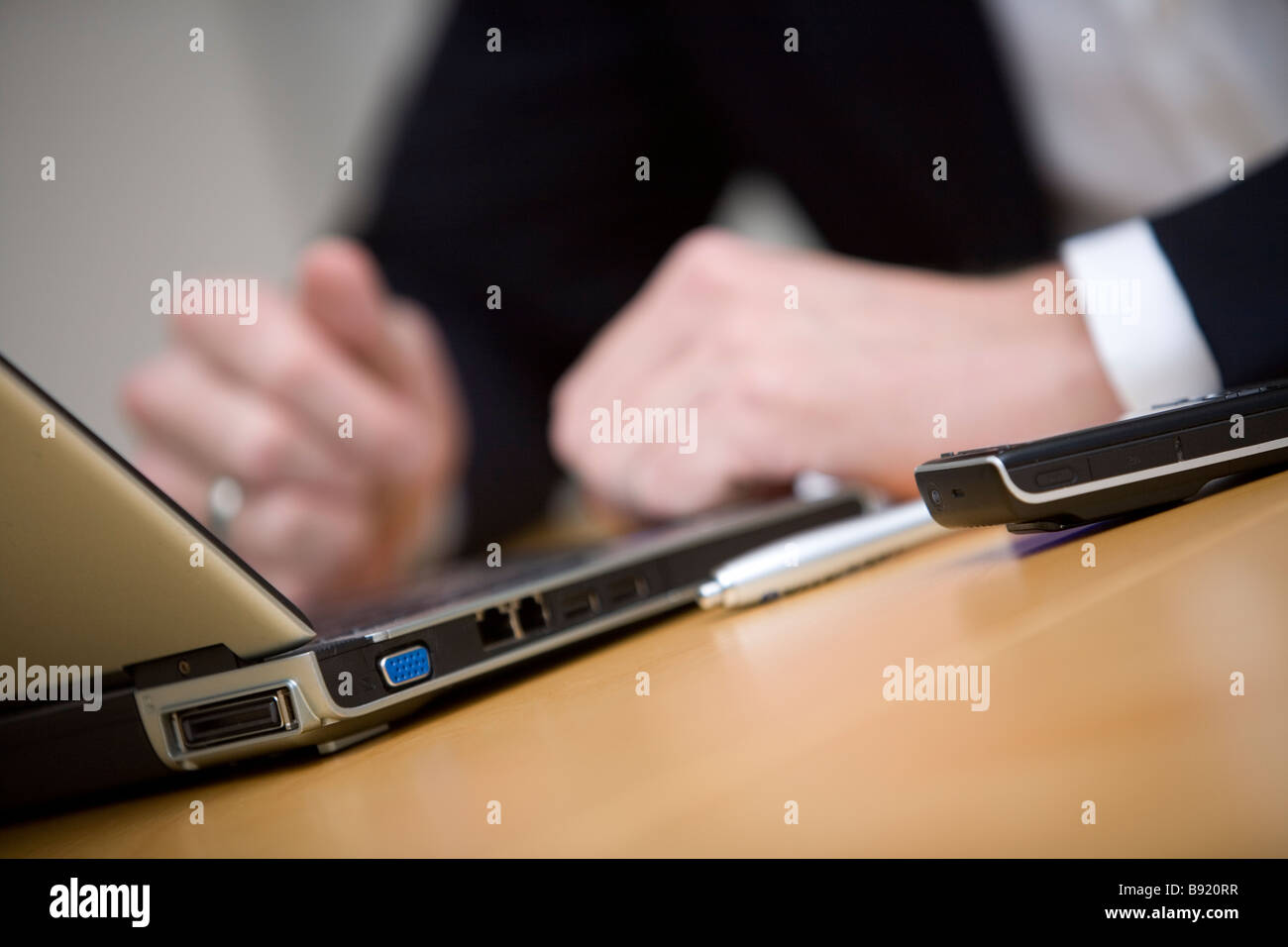 A consultant using his laptop Stockholm Sweden Stock Photo - Alamy