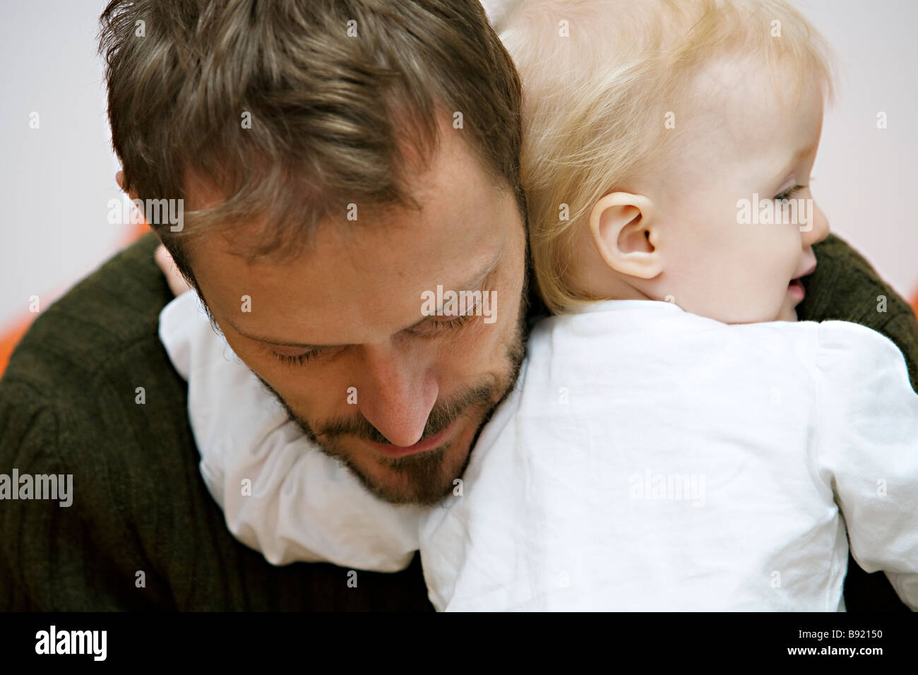 A father with his child Sweden Stock Photo - Alamy