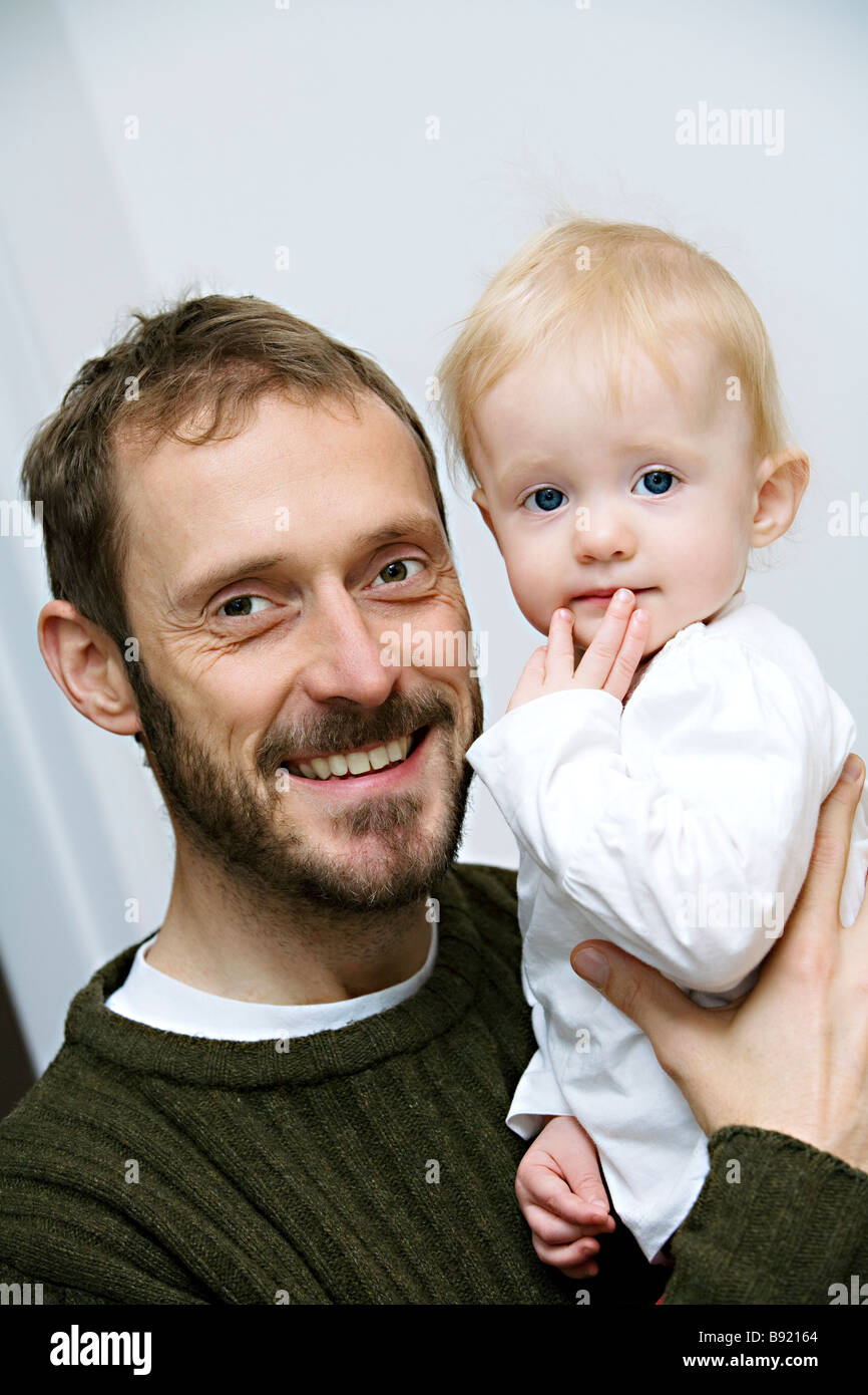 A father with his child Sweden Stock Photo - Alamy