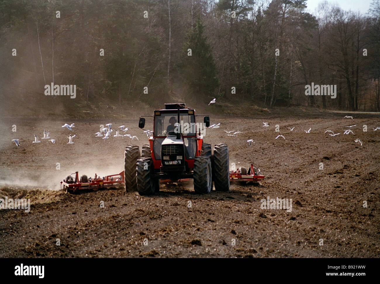 A tractor Sweden Stock Photo - Alamy