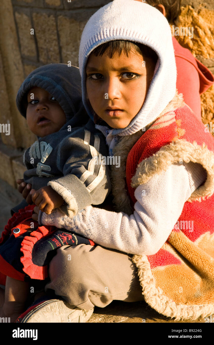 Indian children during the winter season Stock Photo - Alamy