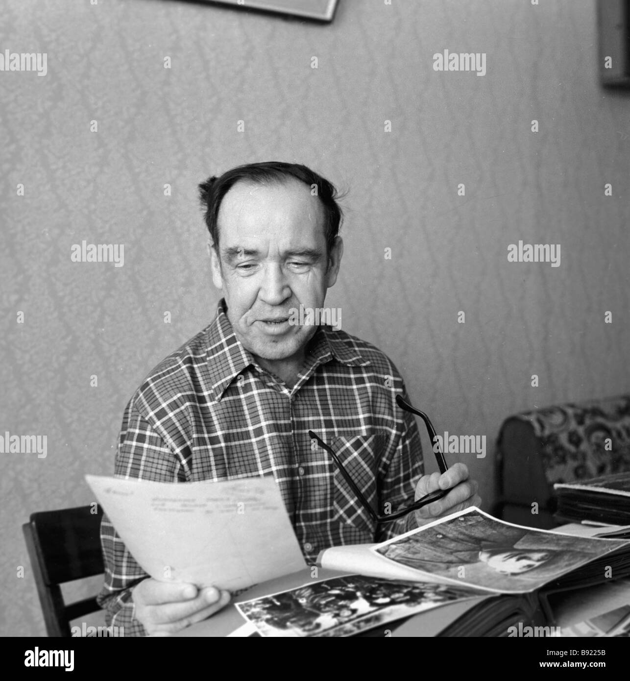 A Filippov honorary citizen of Prague and member of crew of a T 34 tank ...