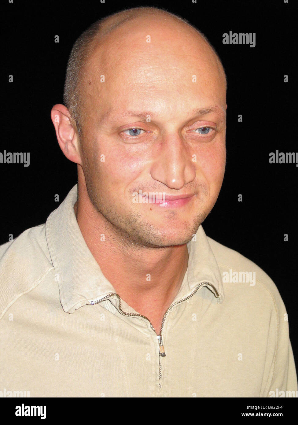 Theater and cinema actor Gosha Kutsenko at the Kinoshok 2004 festival ...