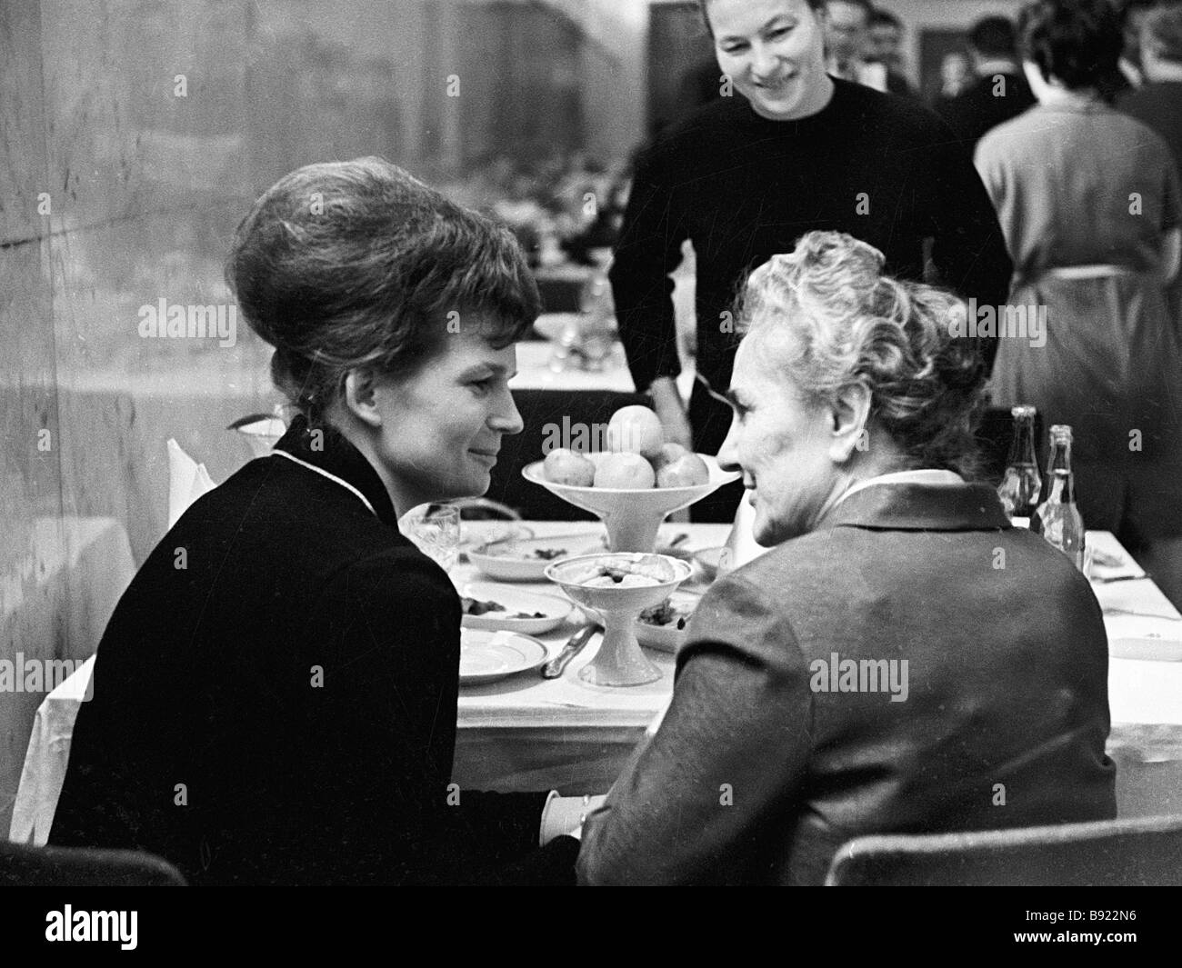 Famous activist of the German Democratic republic Lotte Ulbricht right ...