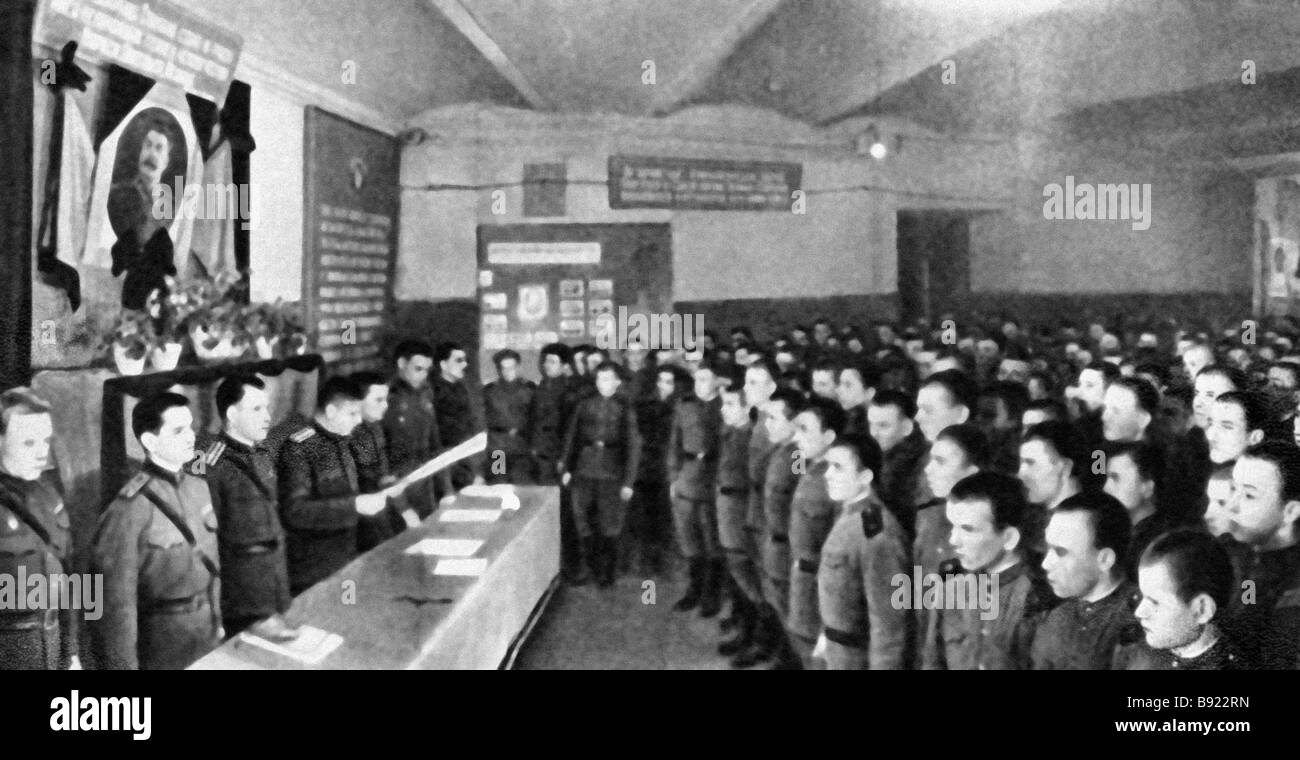 A military unit in a mourning rally during Joseph Stalin s funeral ...