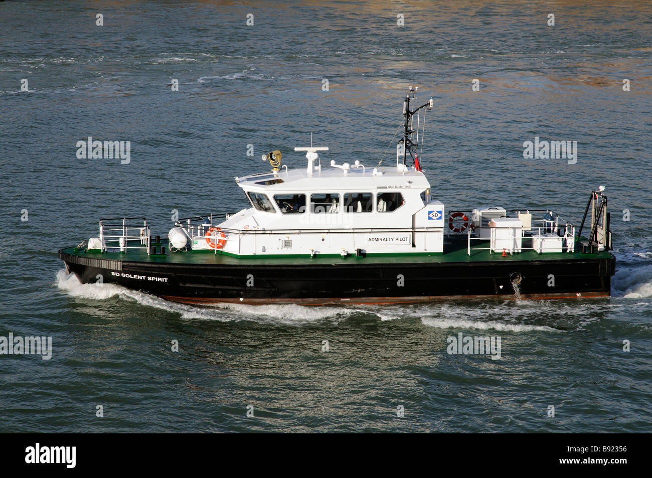Serco Denholm SD operated vessel on Portsmouth Harbour southern England ...