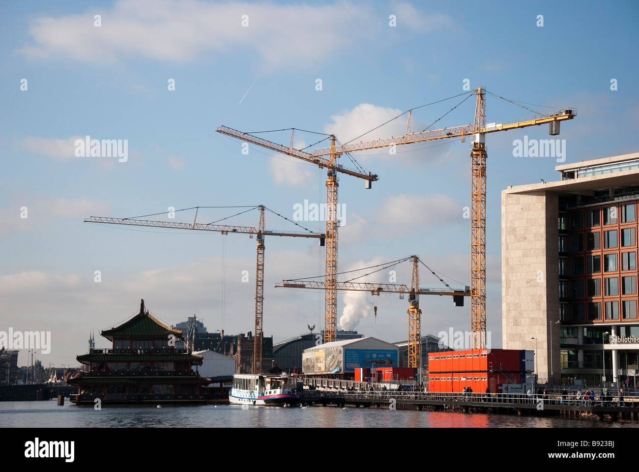 North/South Metroline Construction Amsterdam Stock Photo - Alamy