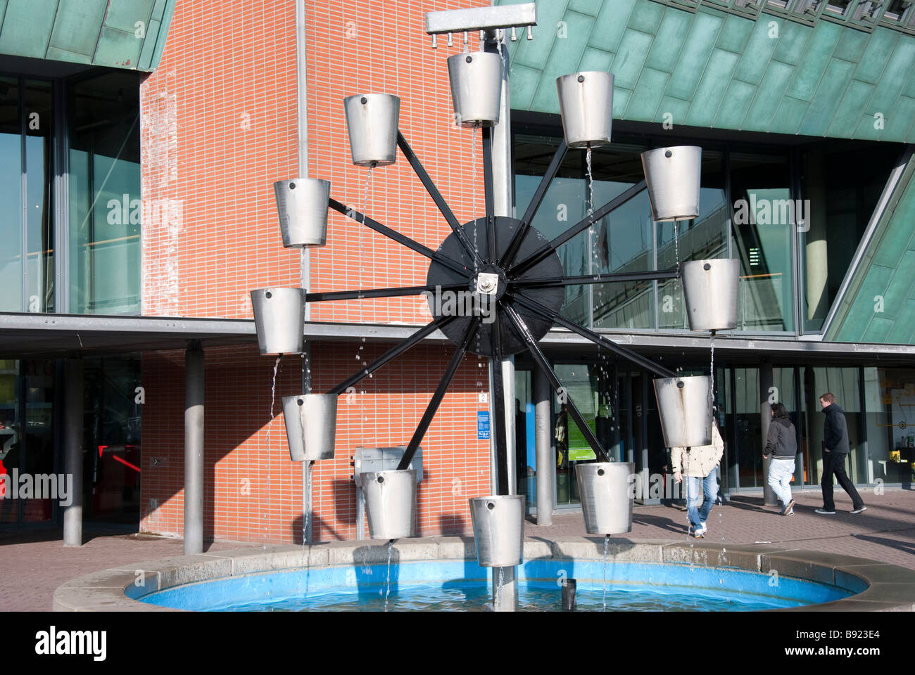 Rotating Water Feature Nemo Amsterdam Stock Photo - Alamy