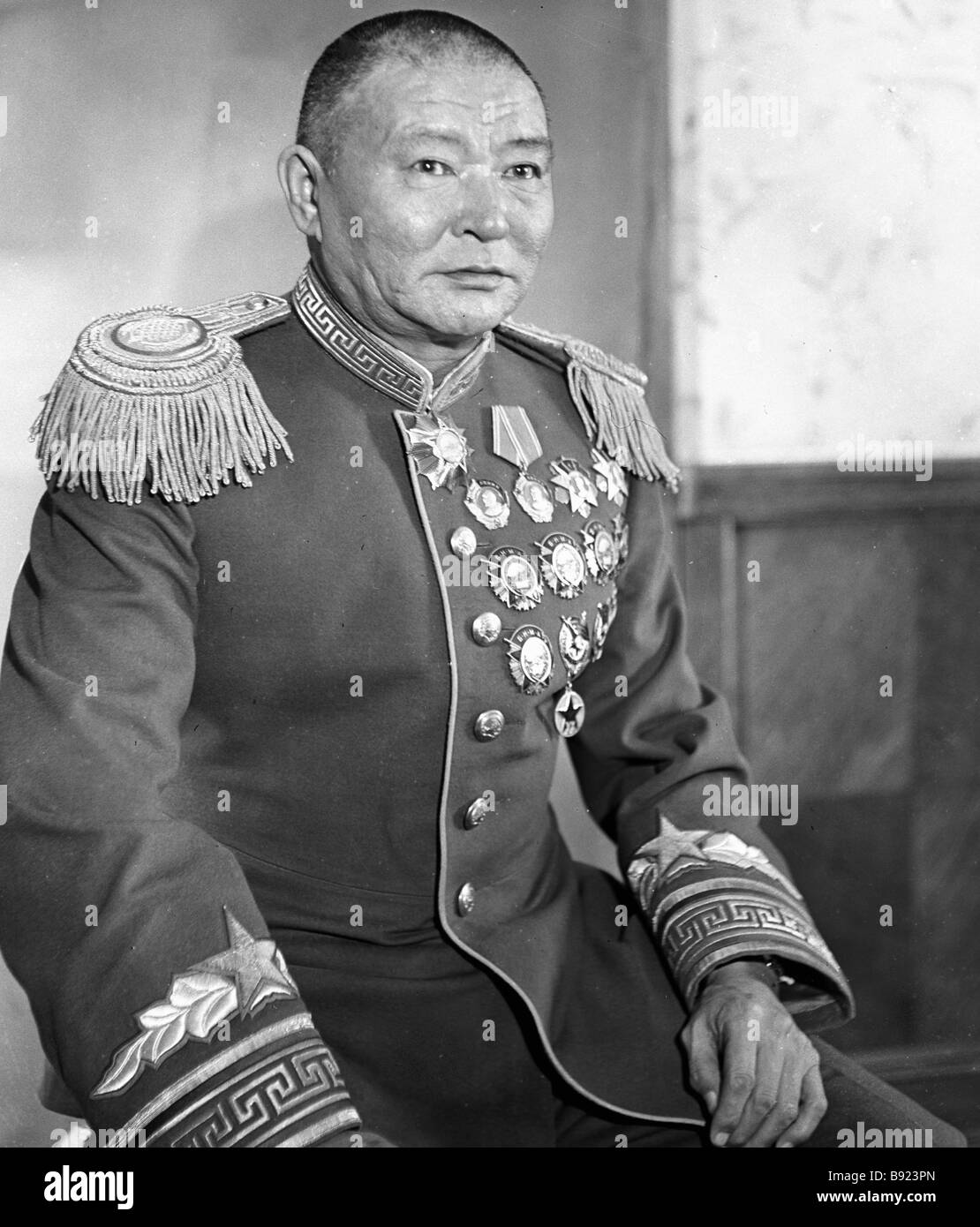 Hero of Mongolia Marshal Khorloghiyin Choibalsan a Mongolian political ...