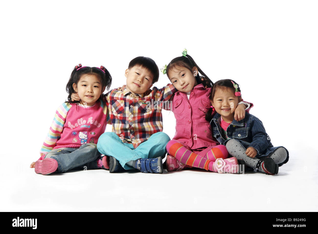 Asian Young Children Stock Photo - Alamy