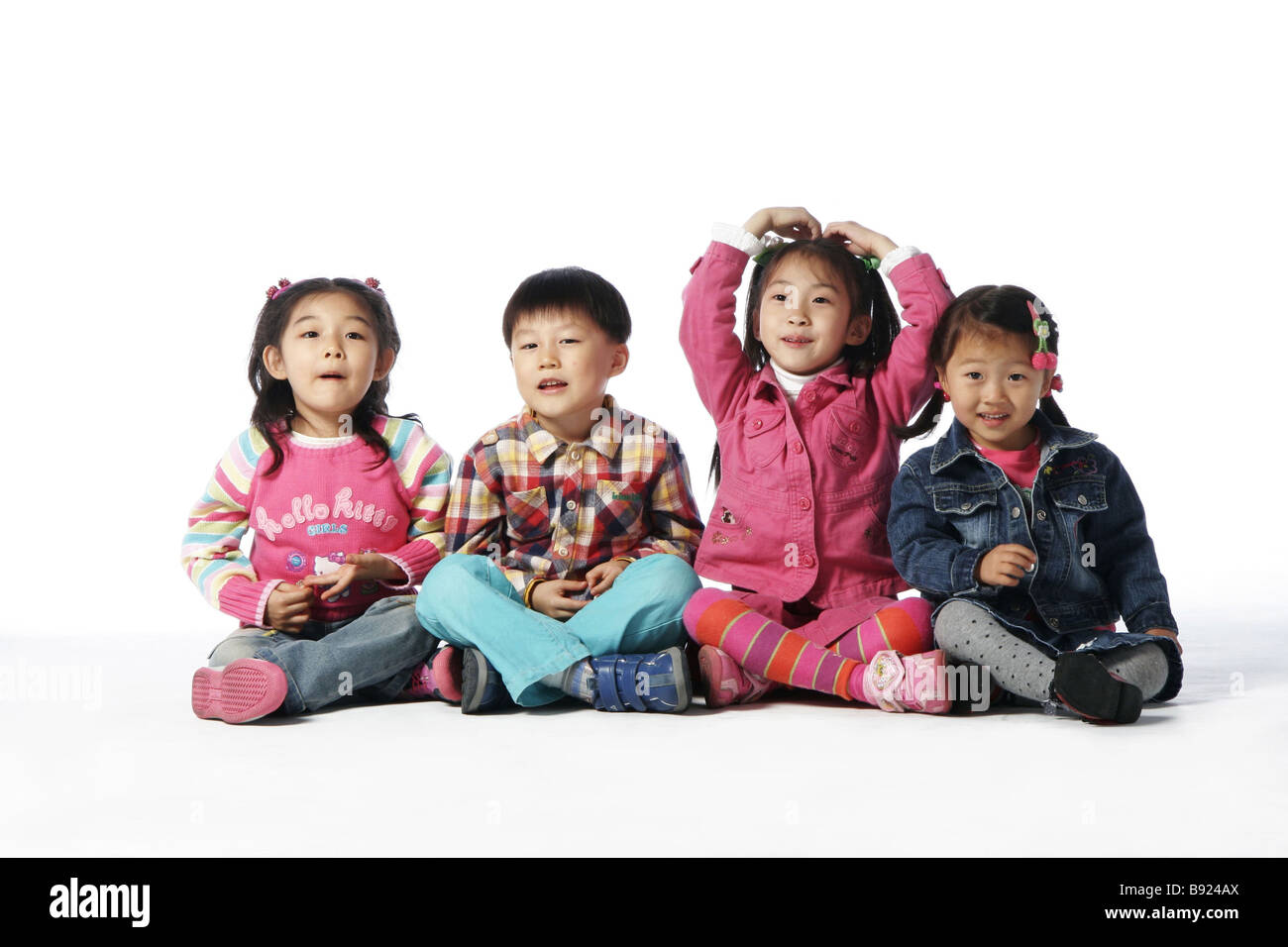 Asian Young Children Stock Photo - Alamy