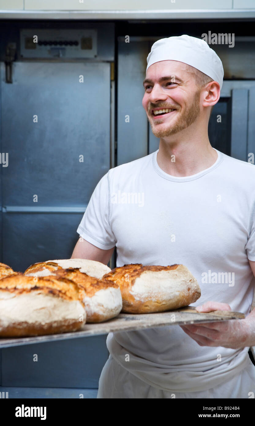 Cheerful baker hi-res stock photography and images - Alamy