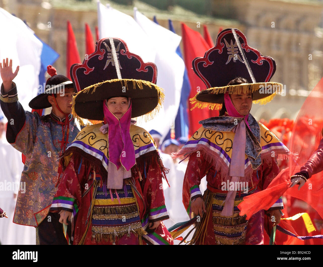 A Russia Day gala in Red Square Moscow Stock Photo - Alamy