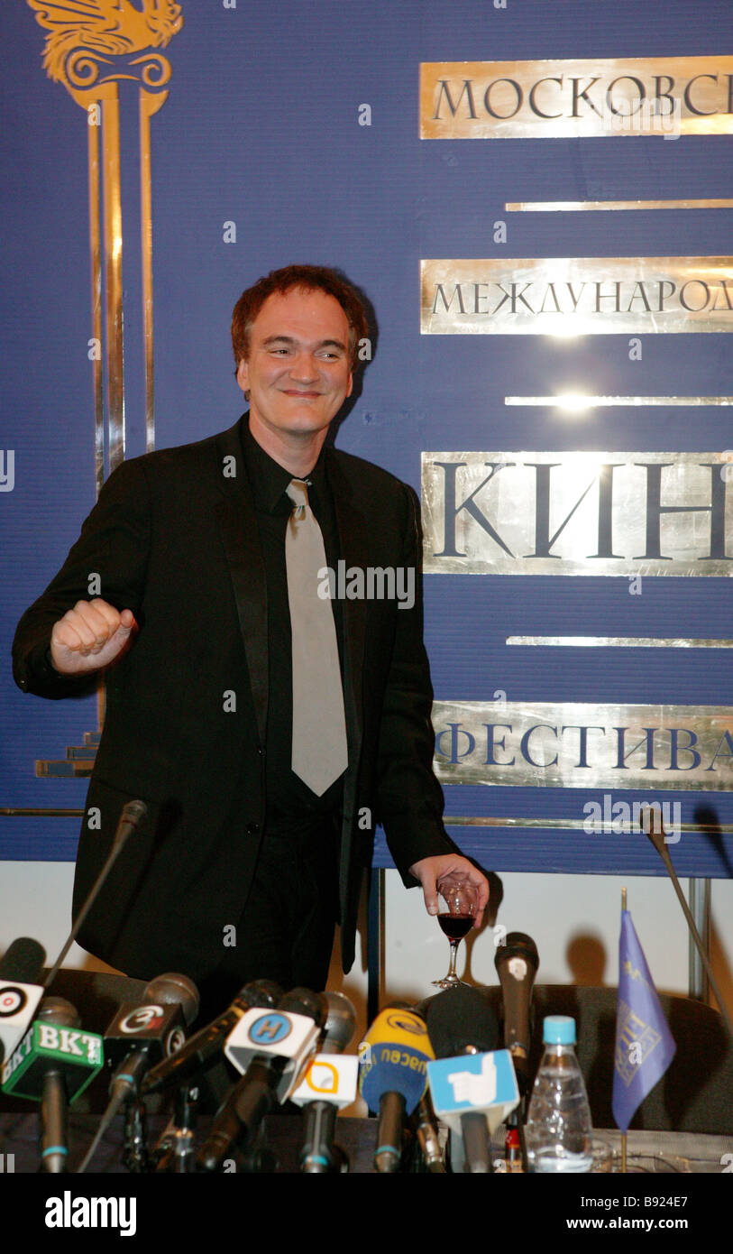 American film director Quentin Tarantino at the House news conference ...
