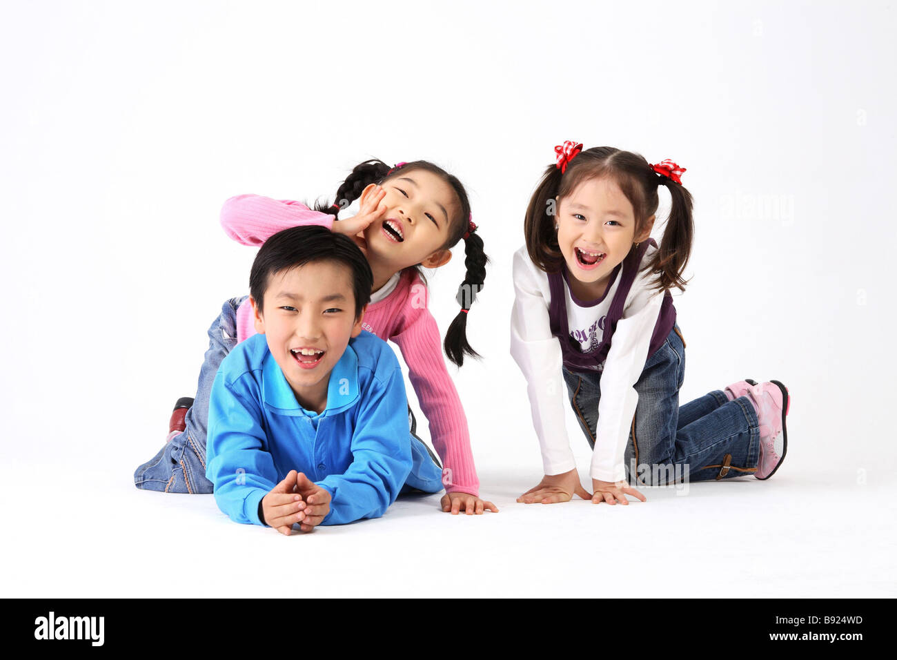 Asian Young Children Stock Photo - Alamy
