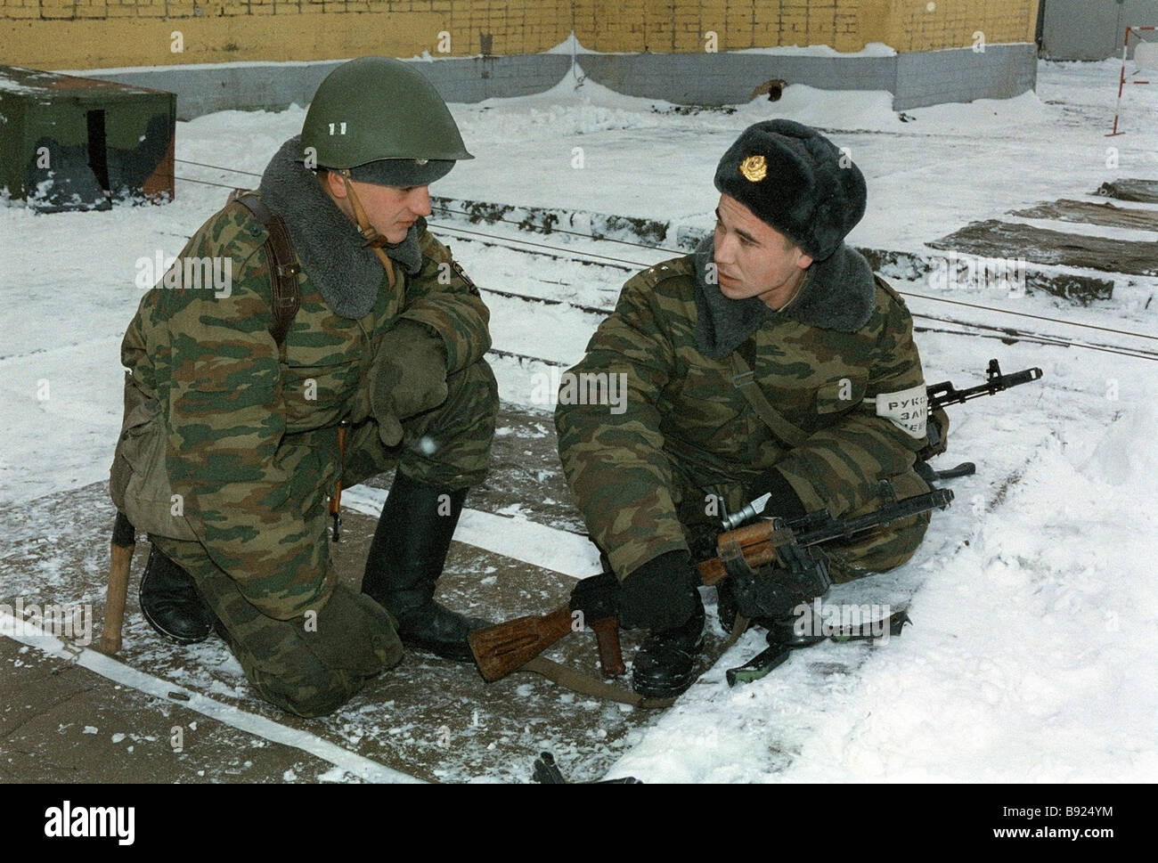 Training firefighting at the Taman Motor Rifle Division Stock Photo - Alamy