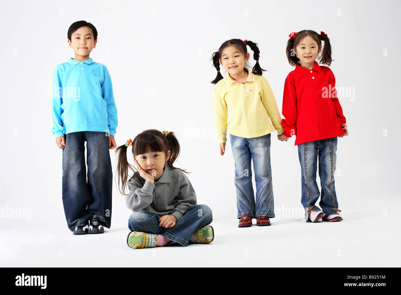 Asian Young Children Stock Photo - Alamy