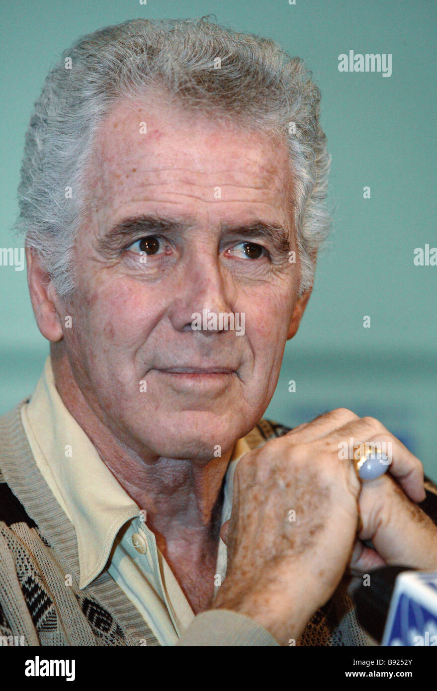 Hollywood actor Jed Allan Brown at a news conference at RIA Novosti on ...