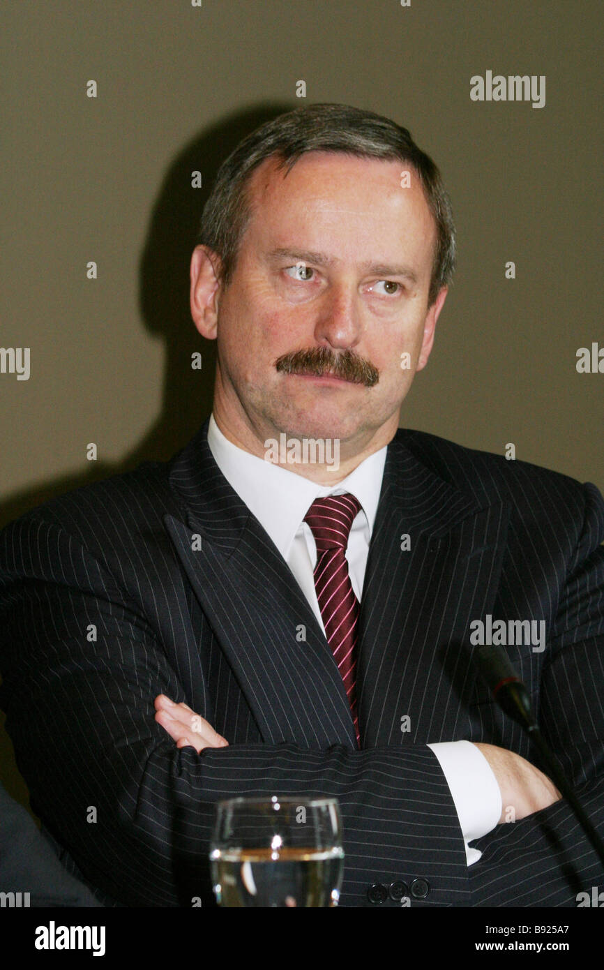 Estonian Siim Kallas EC Vice President Stock Photo - Alamy