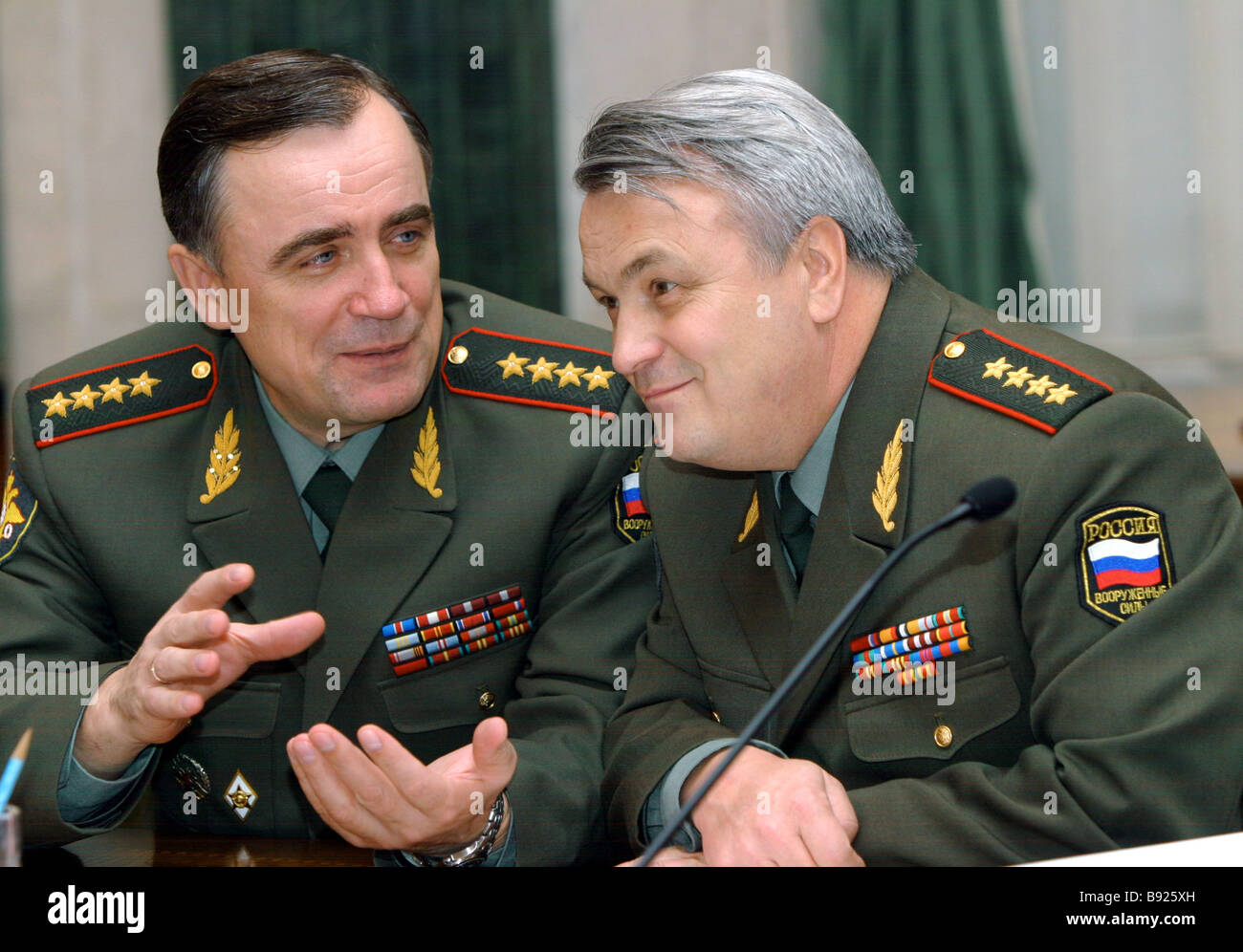 General of the Army Vladimir Isakov left and General of the Army ...