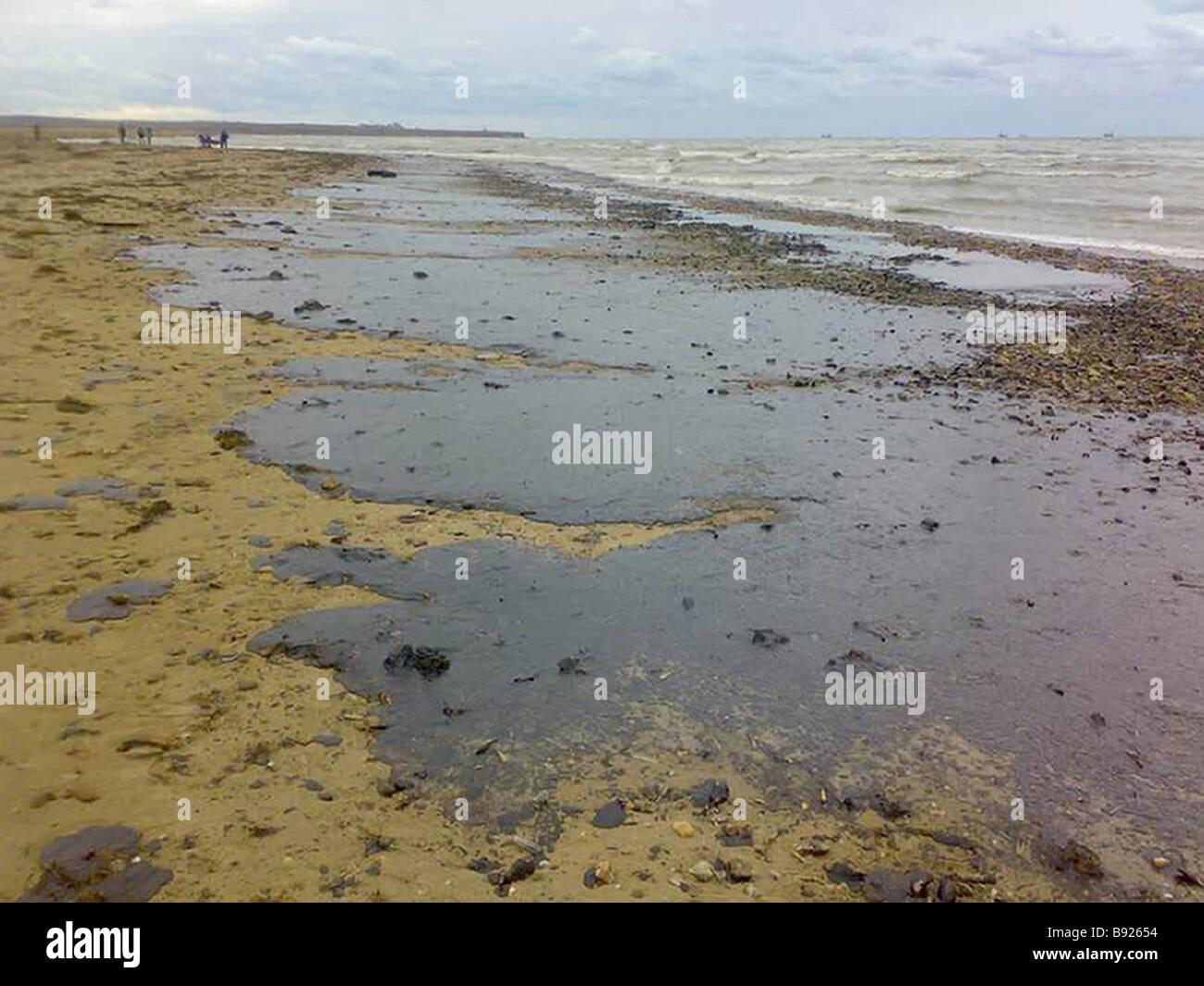The aftermath of a storm in the Kerch Strait Stock Photo - Alamy