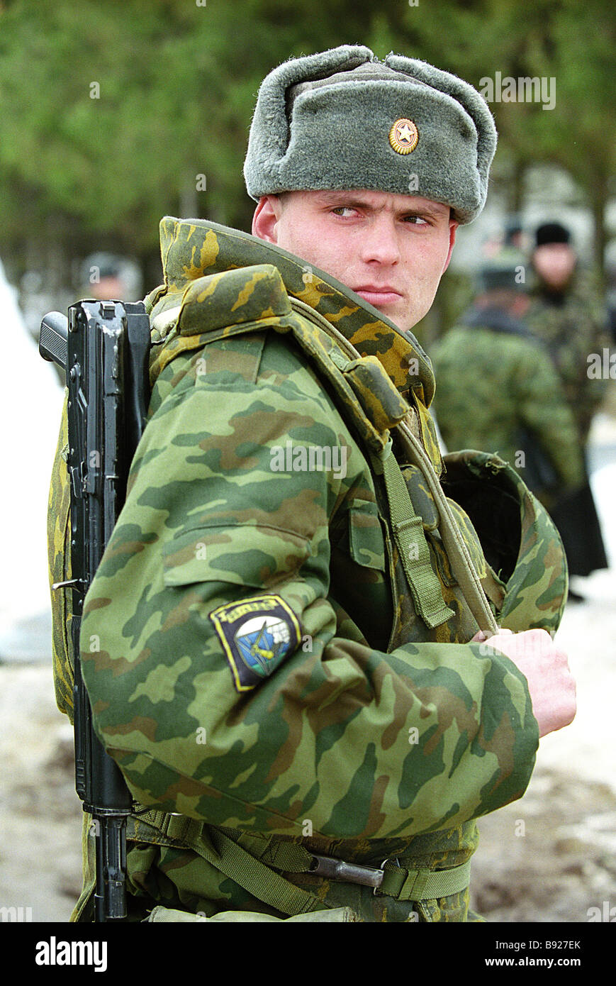 A soldier in training Stock Photo - Alamy