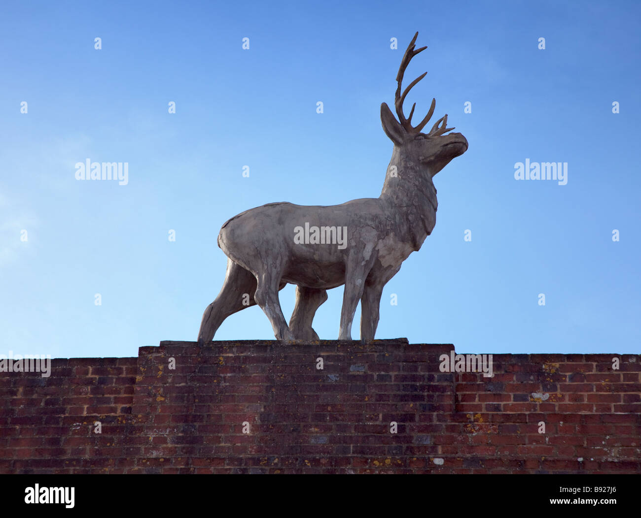 Five-Legged Stag Gate, Drax Estate, Wimborne, Dorset, England Stock ...