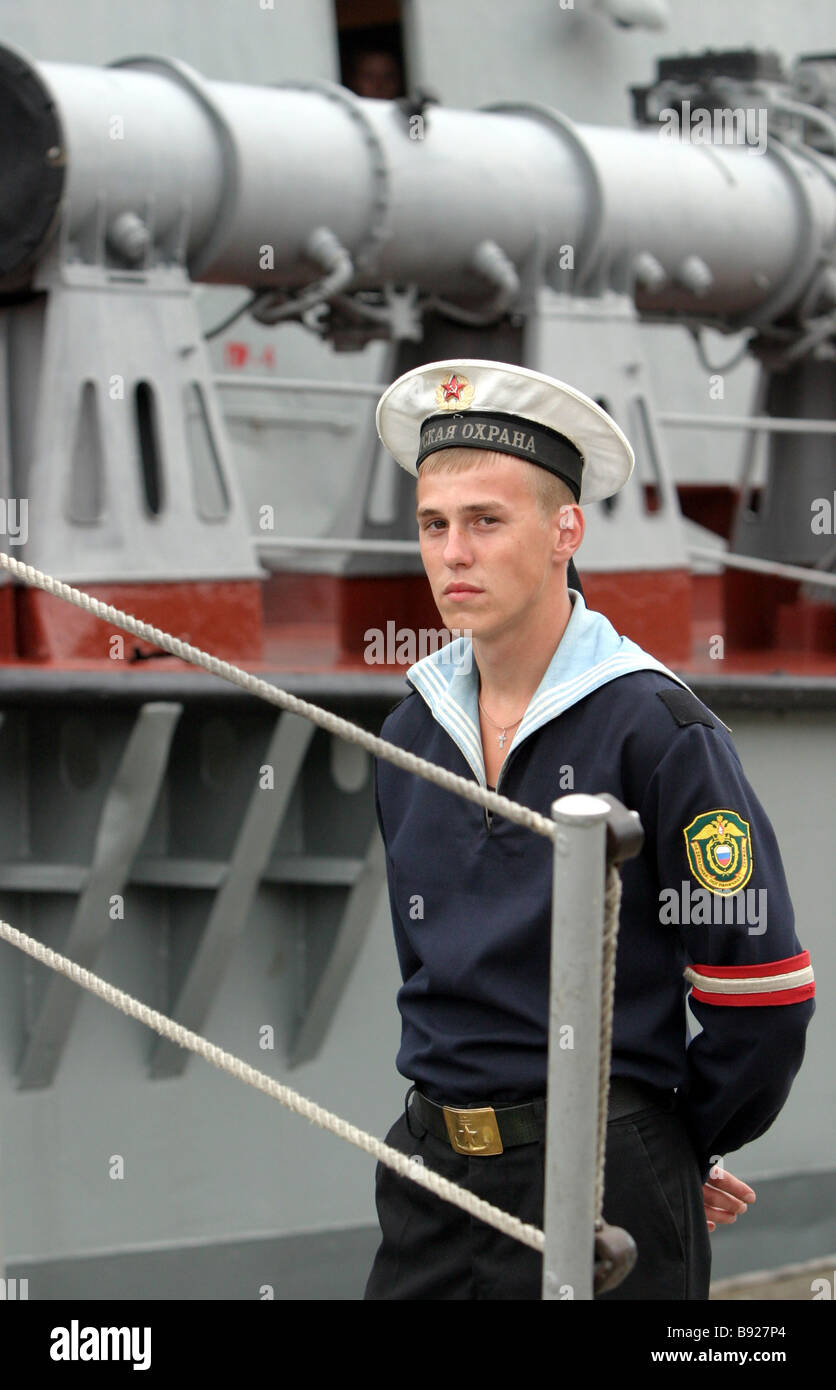 A sailor of the Baltic Fleet Stock Photo - Alamy