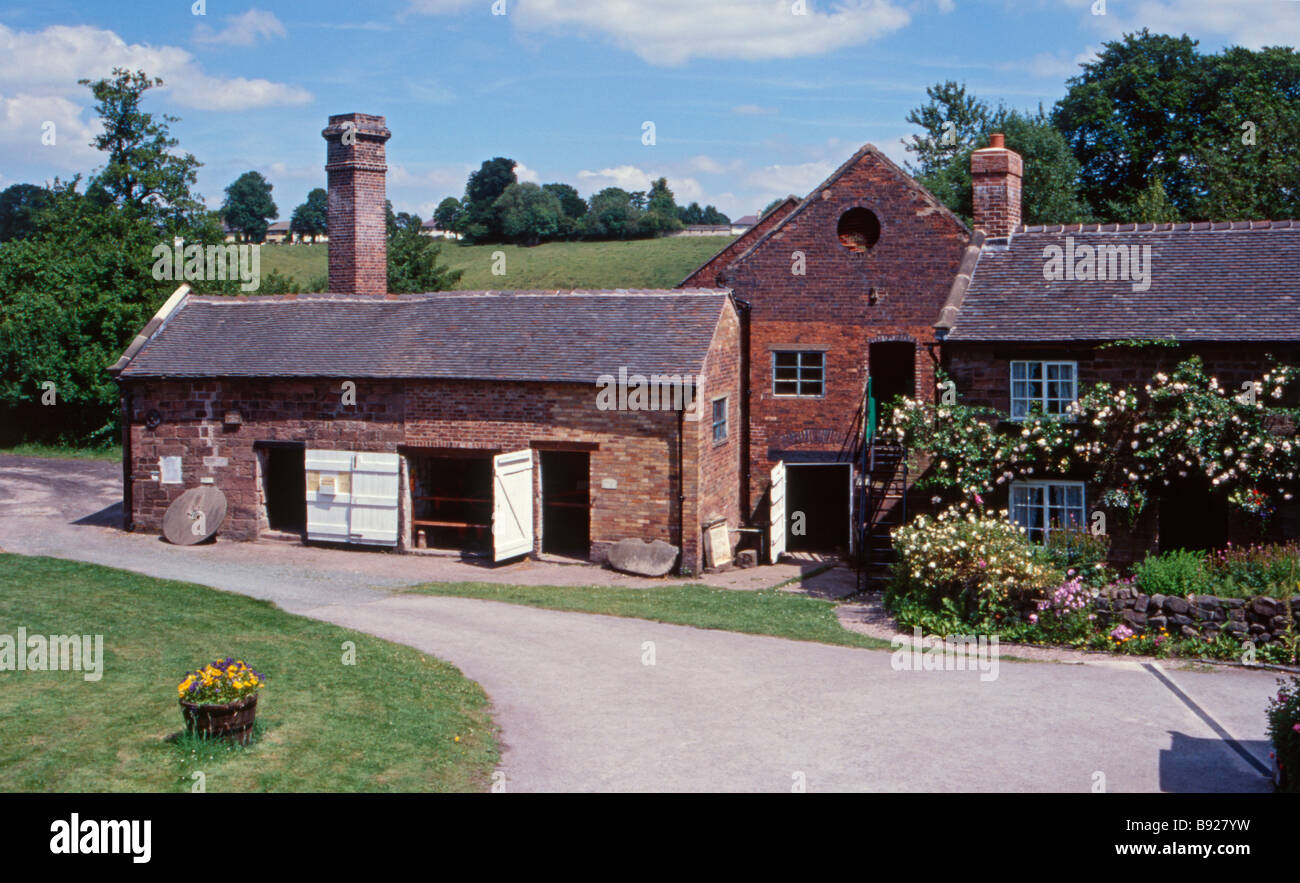 Cheddleton Flint Mill, Cheddleton, Staffordshire, England, UK Stock ...