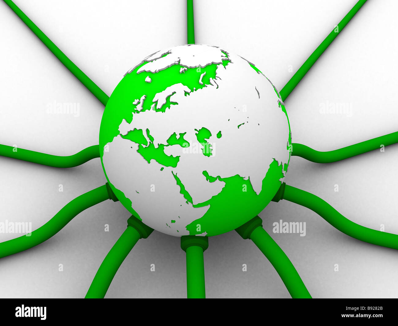 Global network cable map hi-res stock photography and images - Alamy