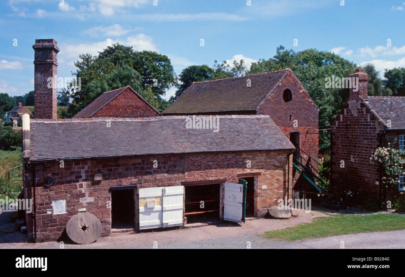 Cheddleton Flint Mill, Cheddleton, Staffordshire, England, UK Stock ...