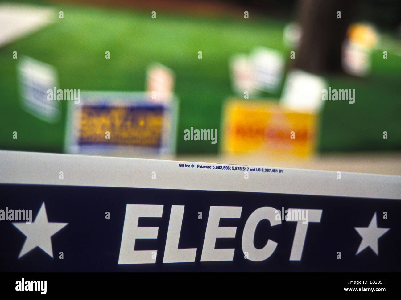 Political billboard advertisments Stock Photo - Alamy