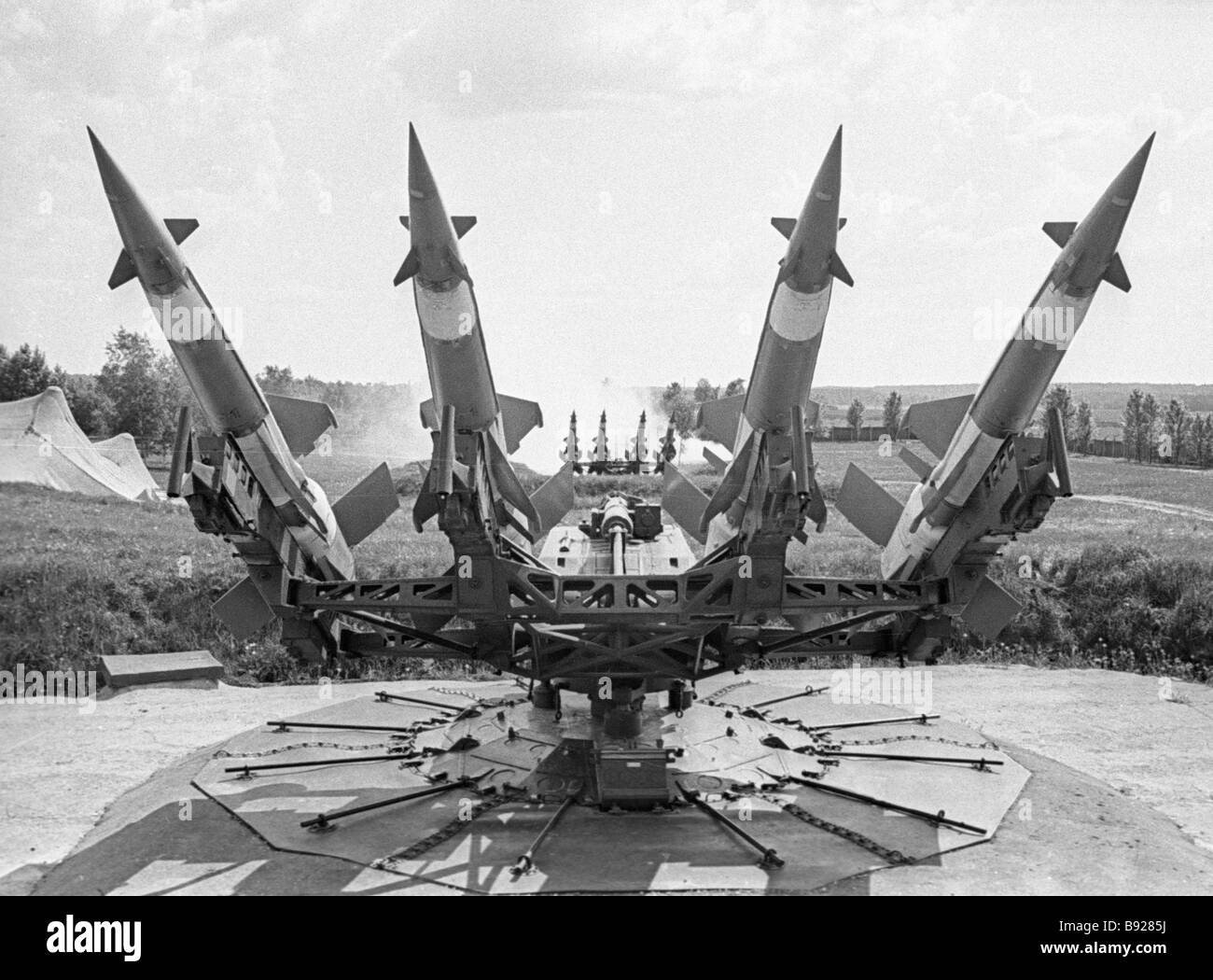 Missiles on launching position Stock Photo - Alamy