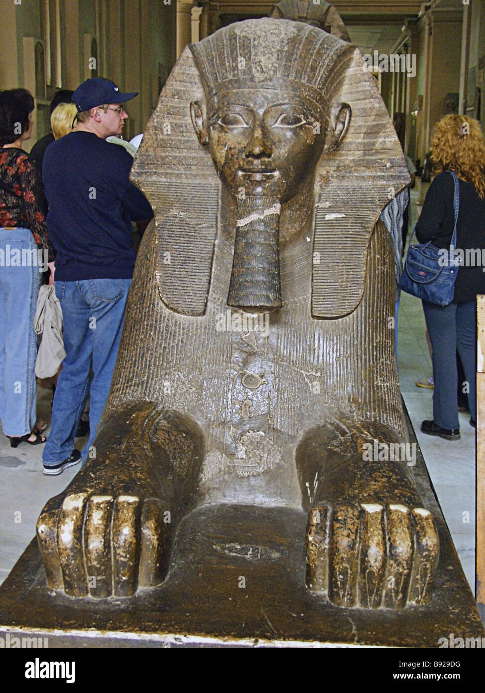 A sphinx in the Egyptian Museum in Cairo Stock Photo - Alamy