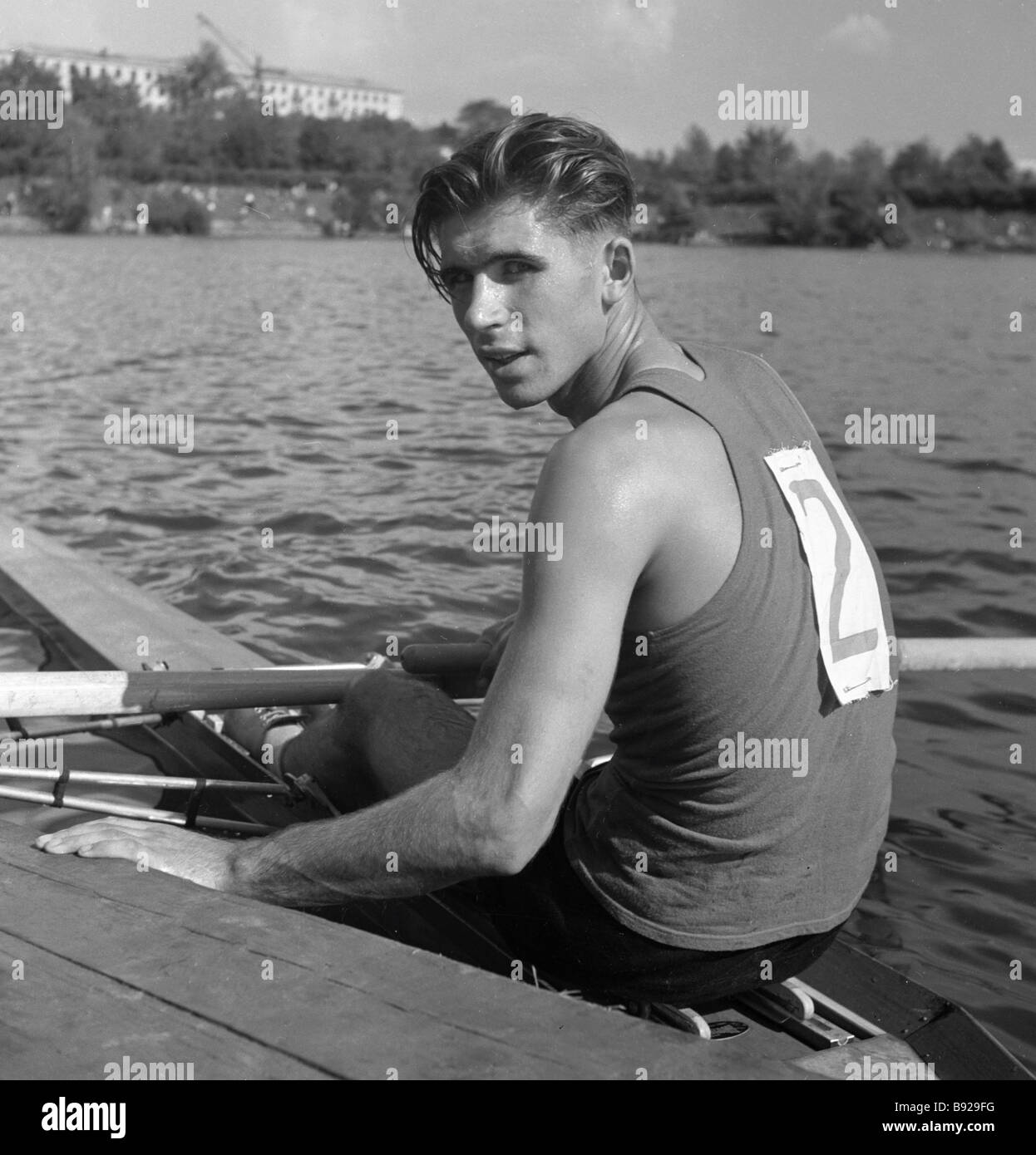 Vyacheslav Ivanov 17th Olympics rowing champion Stock Photo - Alamy