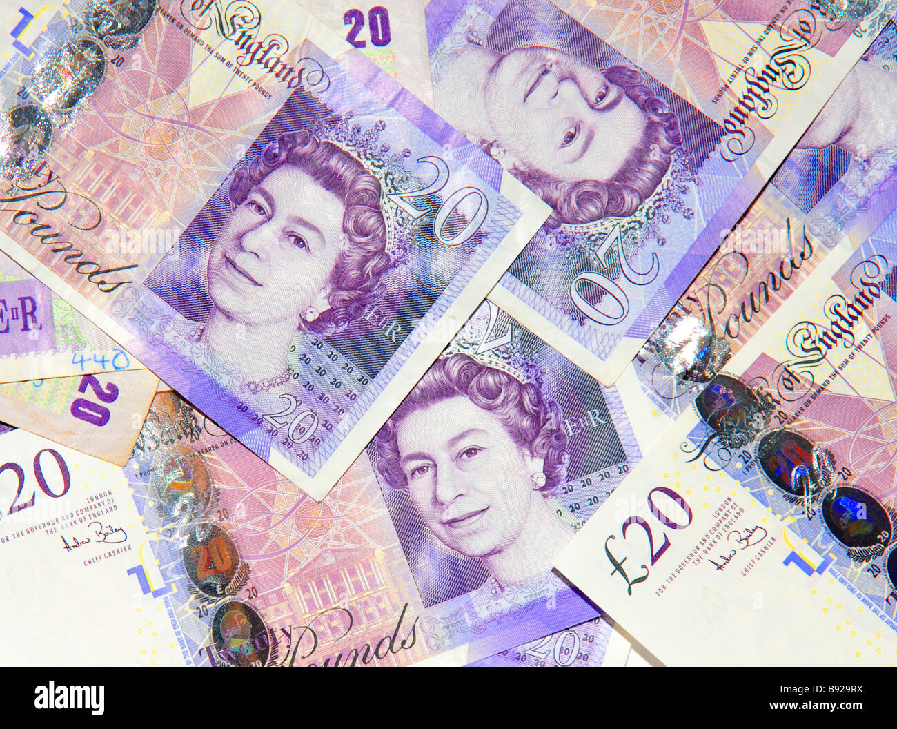 English money notes hi-res stock photography and images - Alamy