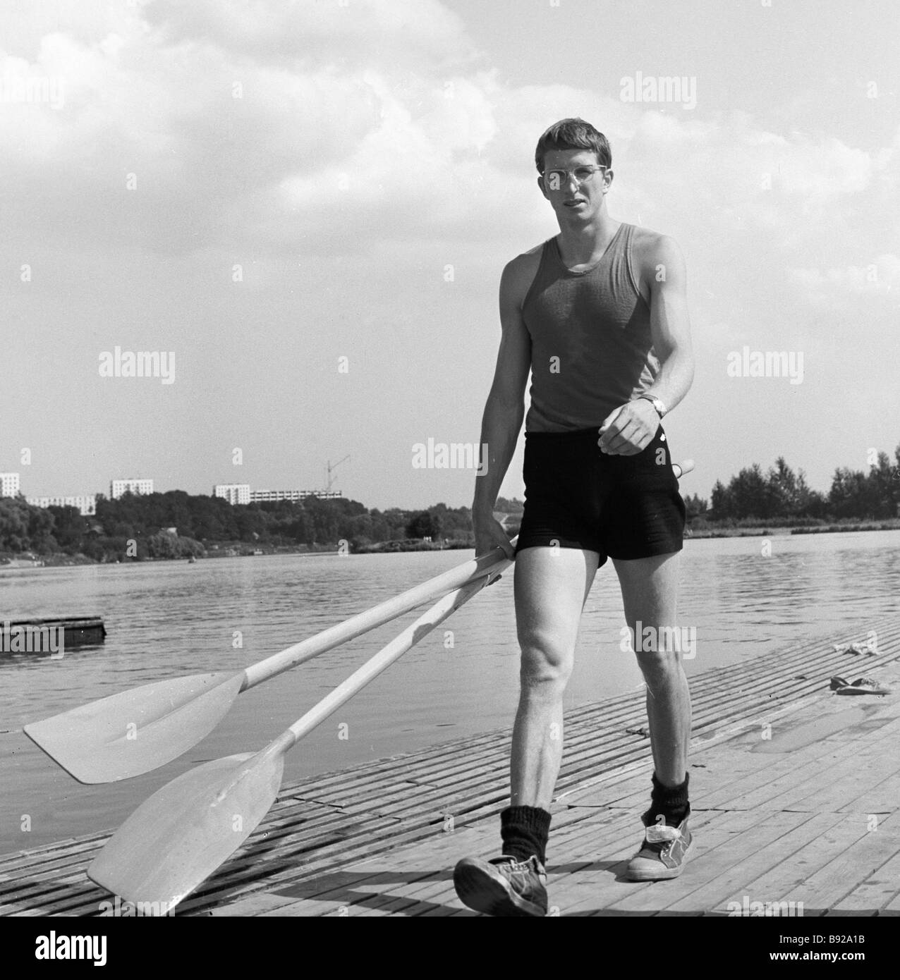 Viktor Melnikov member of the Soviet national team in rowing Stock Photo - Alamy