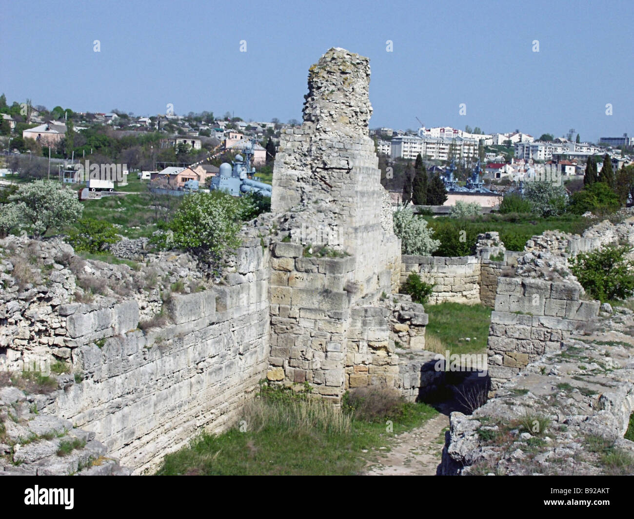 Ruins of the ancient town of Chersonesos 5th century B C 15th century A ...