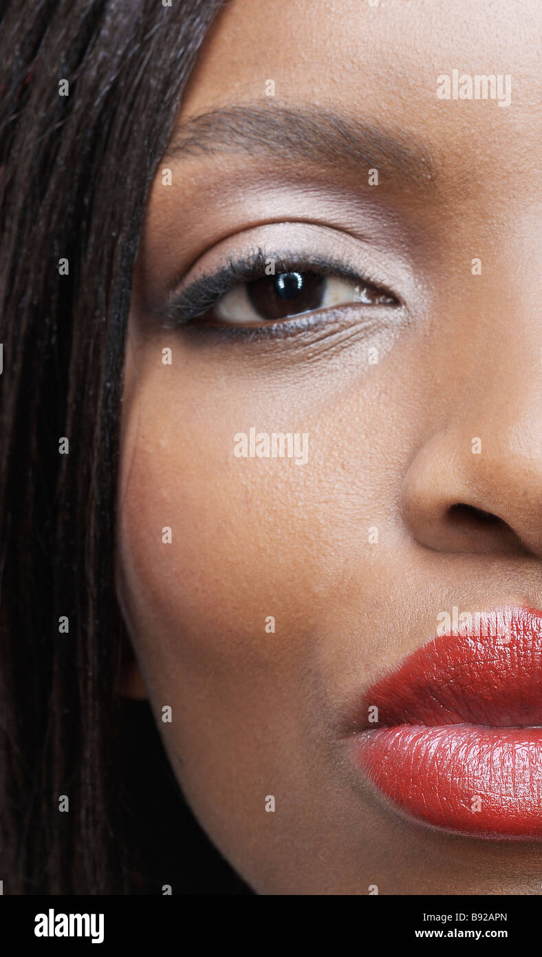 Woman pouting lips close up Stock Photo - Alamy