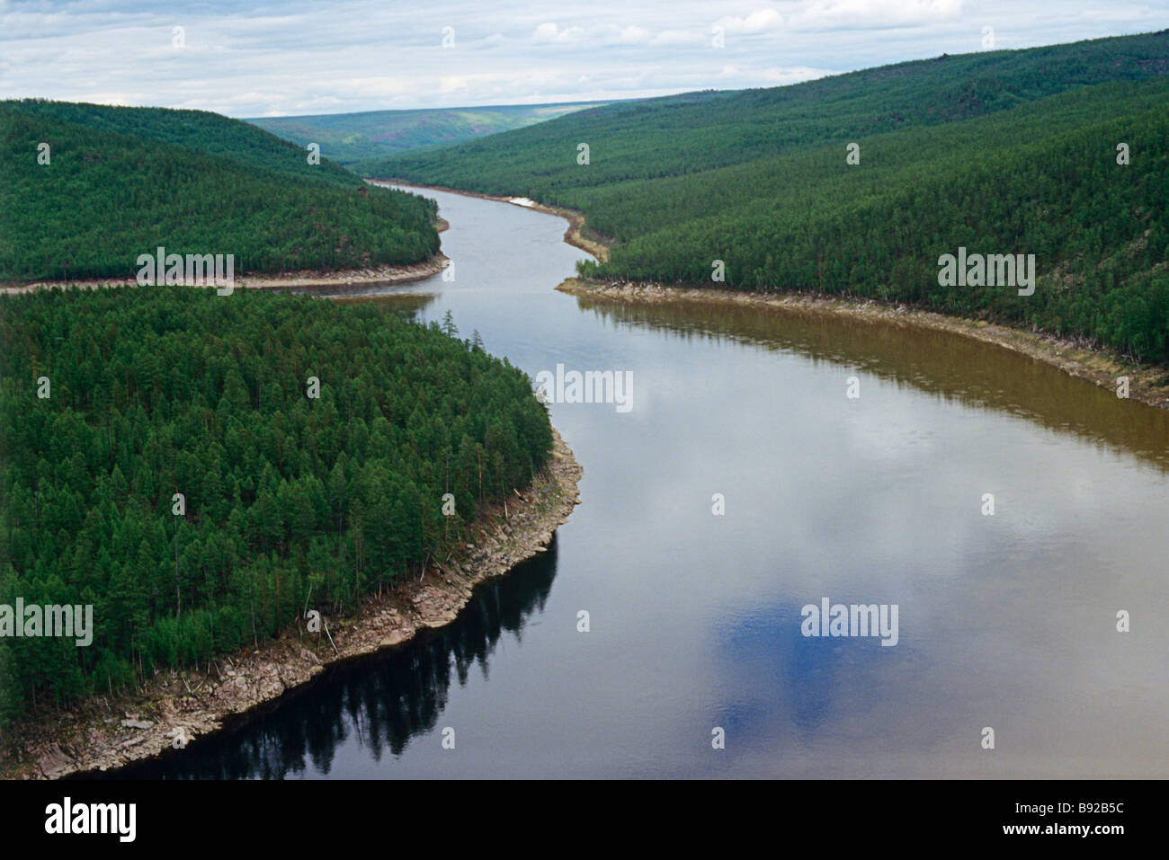 The Aldan River in Yakutiya Stock Photo - Alamy