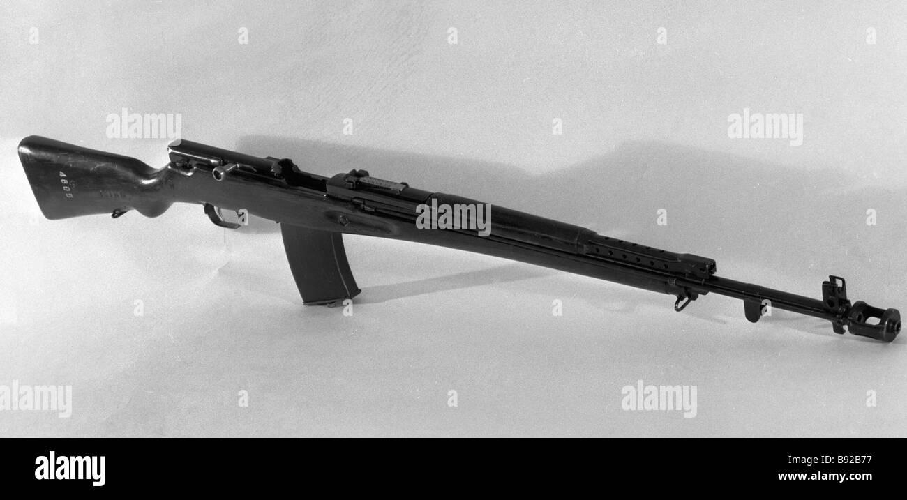 Simonov automatic rifle date of design 1936 from the stocks of the ...