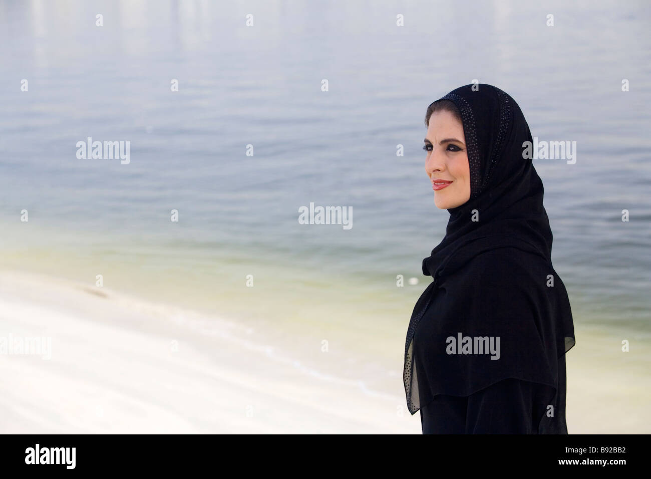 Arab woman profile Stock Photo - Alamy
